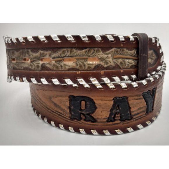 Tony Lama | Accessories | Tony Lama Monogram Belt Ray No Buckle | Poshmark